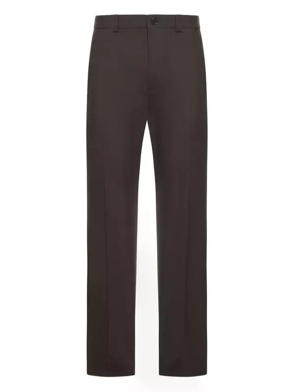 Gucci Buttoned Wool Pants - Brown