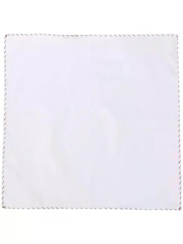Brunello Cucinelli Stitch Detail Pocket Square