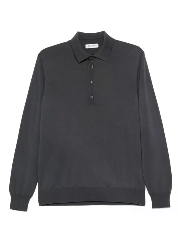 KANGRA Long Sleeve Polo Shirt