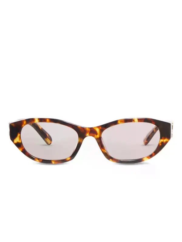 Miu Miu Logo-plaque Cat-eye Sunglasses