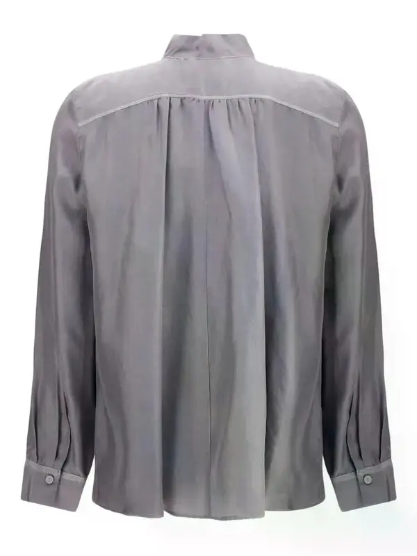 FORTE_FORTE Crater-collar Button Shirt