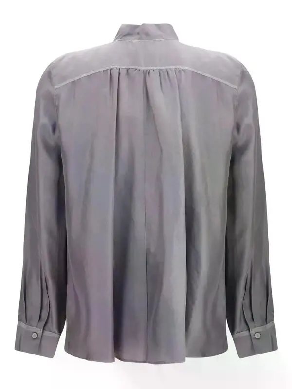 FORTE_FORTE Crater-collar Button Shirt