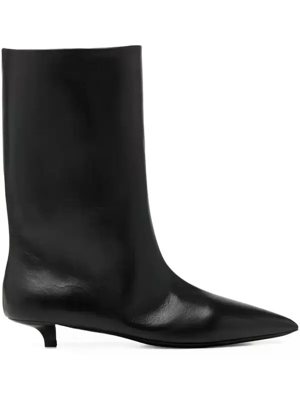 Marsèll Spino Pointed-toe Leather Boots