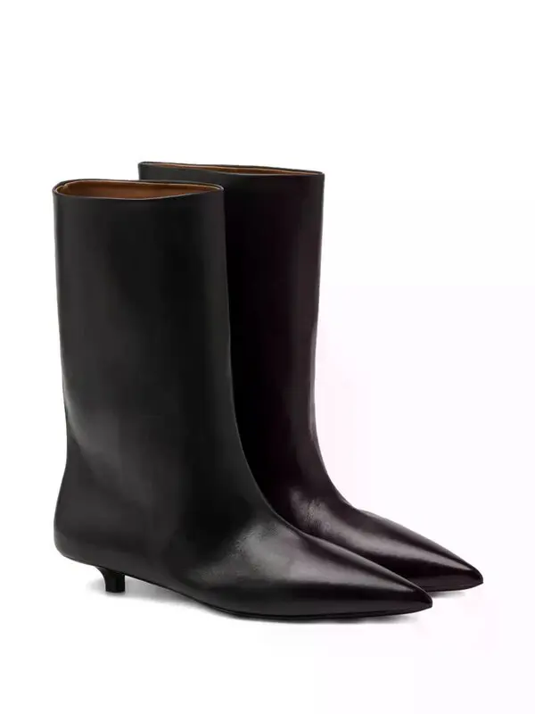 Marsèll Spino Pointed-toe Leather Boots