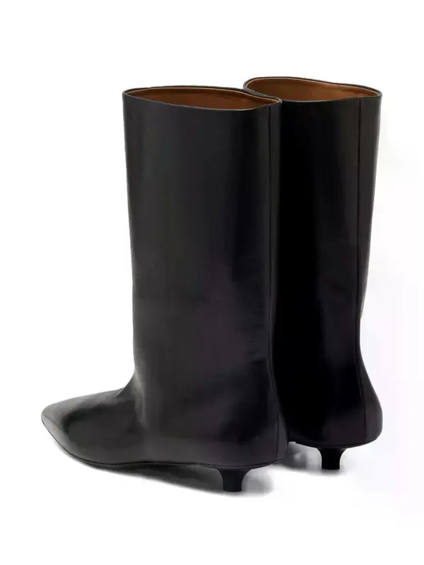 Marsèll Spino Pointed-toe Leather Boots