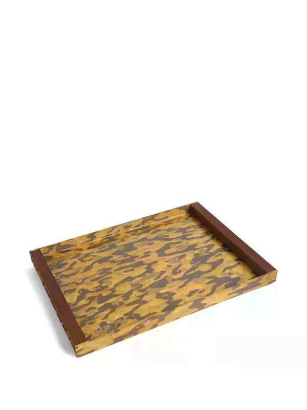 L'Objet Fortuny Camo Isole Butler Tray - Brown
