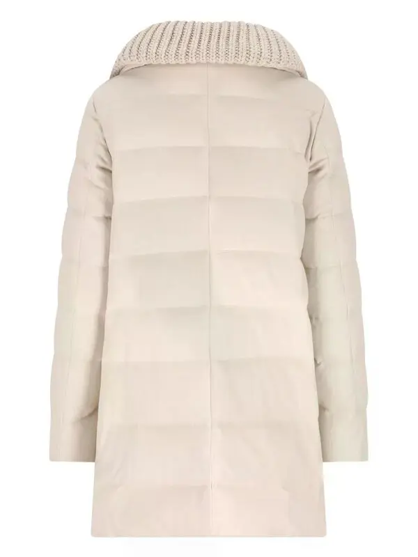Herno Knitted-collar Coat