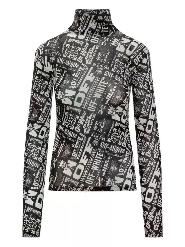 Off-White Multilogo Long-sleeve Top