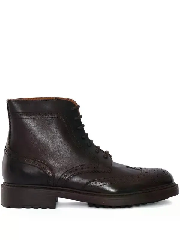 DOUCAL'S Perforated-detailed Boots