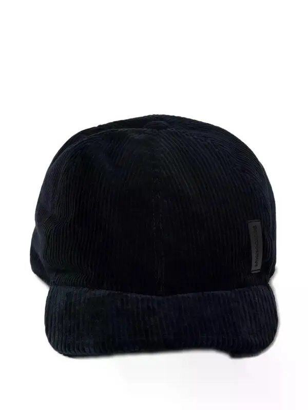 Emporio Armani Corduroy Baseball Cap - Blue