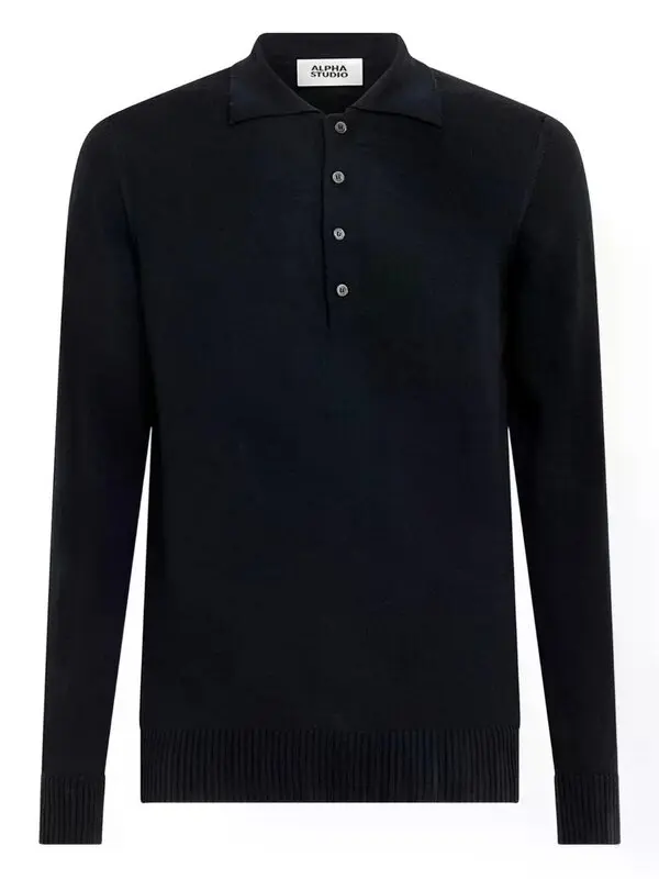 Alpha Industries Buttoned Polo Shirt