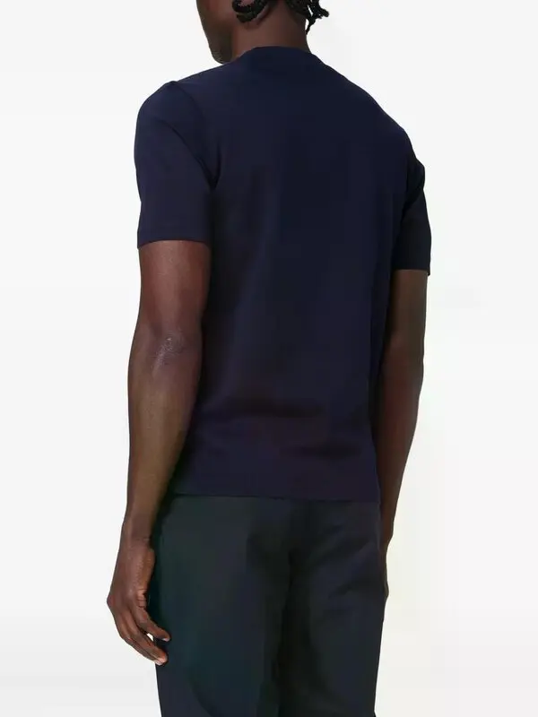 ZANONE Short-sleeves Cotton T-shirt - Blue