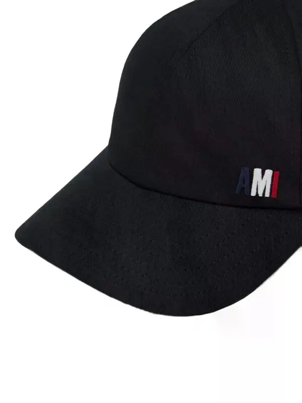 AMI Paris Bleu Blanc Rouge Embroidery Cap