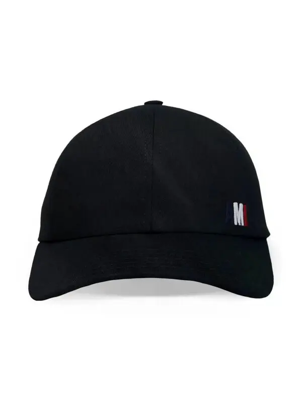 AMI Paris Bleu Blanc Rouge Embroidery Cap