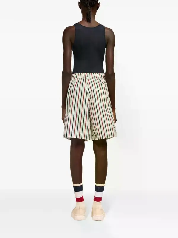 AMI Paris La Plage Printed Mini Shorts