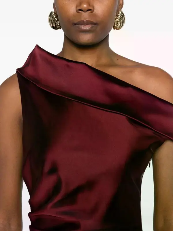 Max Mara Opaco Gown Dress - Red