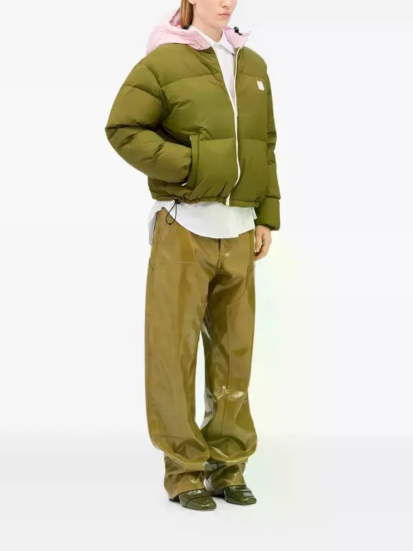 MSGM Logo-appliqué Puffer Jacket