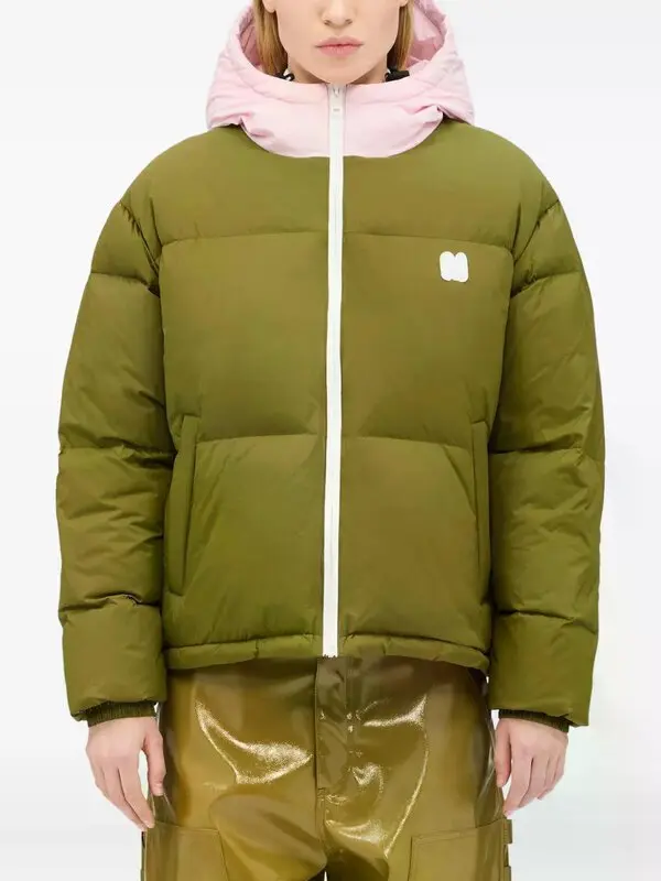 MSGM Logo-appliqué Puffer Jacket