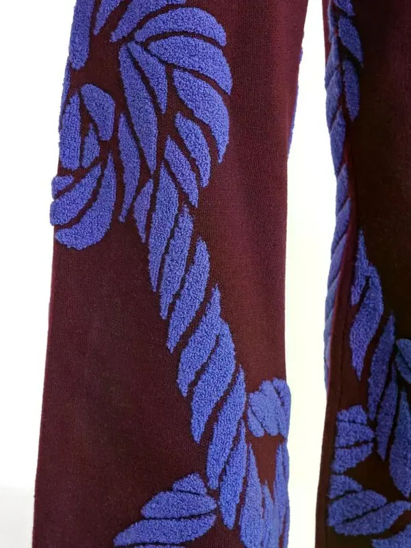 TEMPERLEY LONDON Rope-knit Wide-leg Trousers - Red