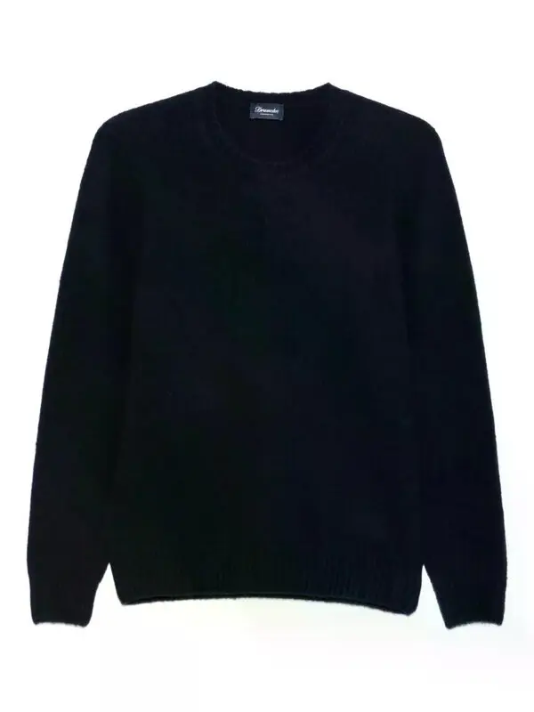 DRUMOHR Cashmere Crew Neck Sweater - Blue