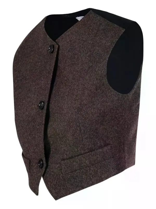 Max Mara Buttoned Panelled Jacket