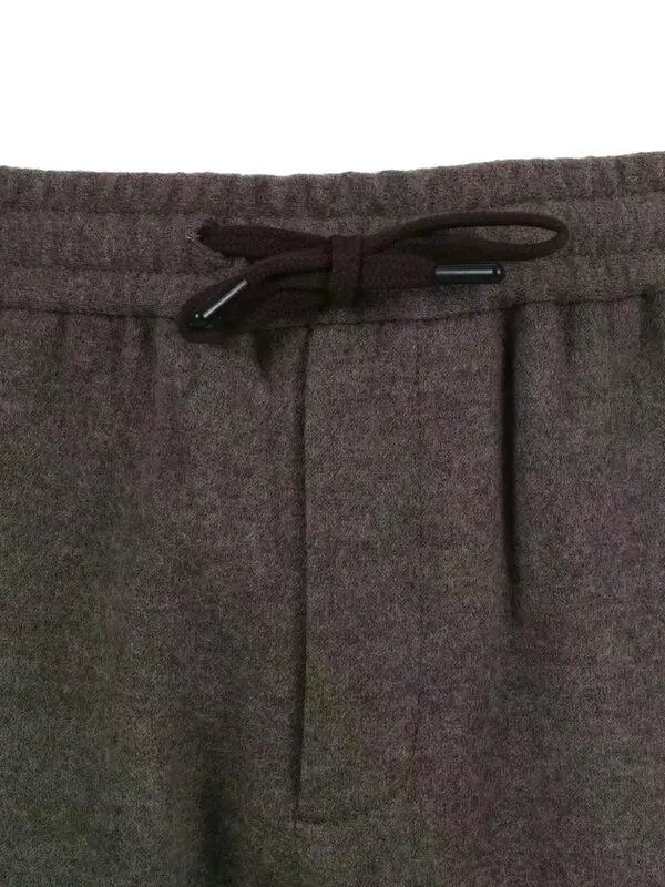 CIRCOLO 1901 Mélange-effect Track Pants - Brown