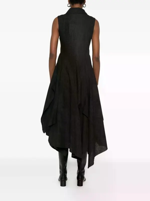 A TENTATIVE ATELIER Asymmetric Midi Dress
