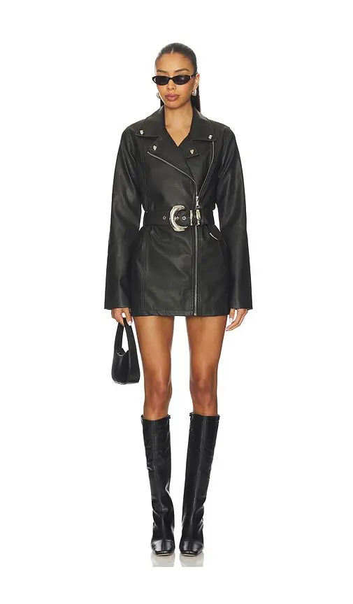 Show Me Your Mumu Stapleton Mini Dress - Black