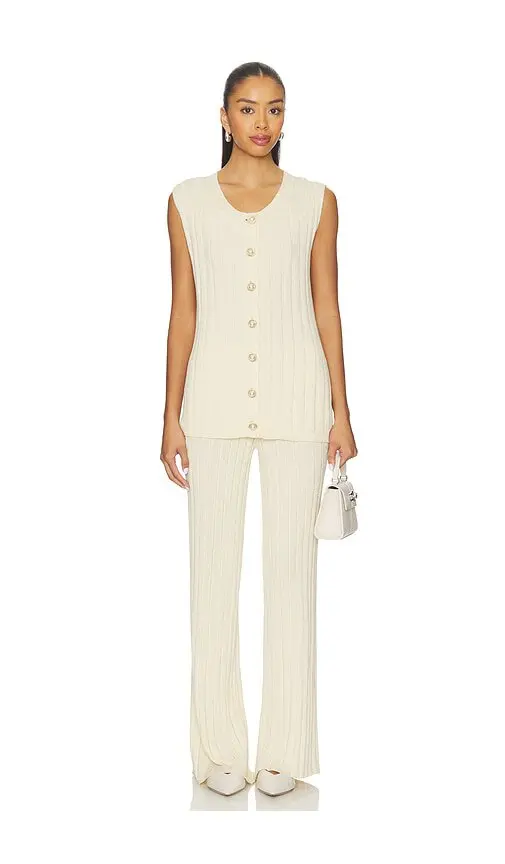 SNDYS. Baha Ribbed Top