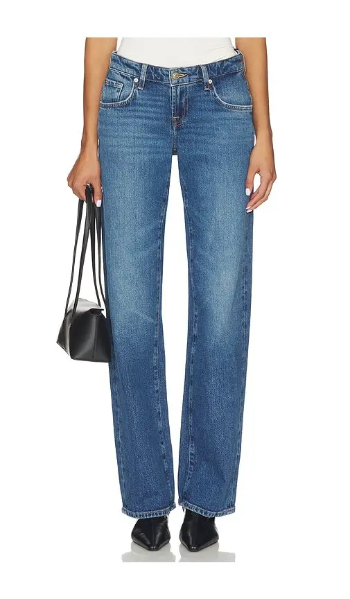 7 For All Mankind Low Straight Leg Jeans