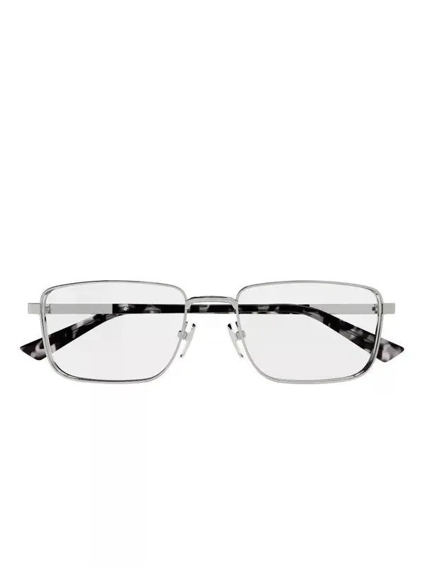 Gucci Rectangle-frame Eyeglasses - Silver