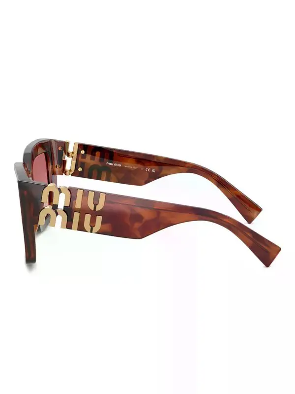 Miu Miu Geometric Frame Sunglasses