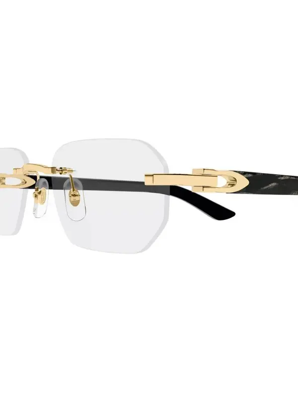 Cartier Rimless Eyeglasses - Black