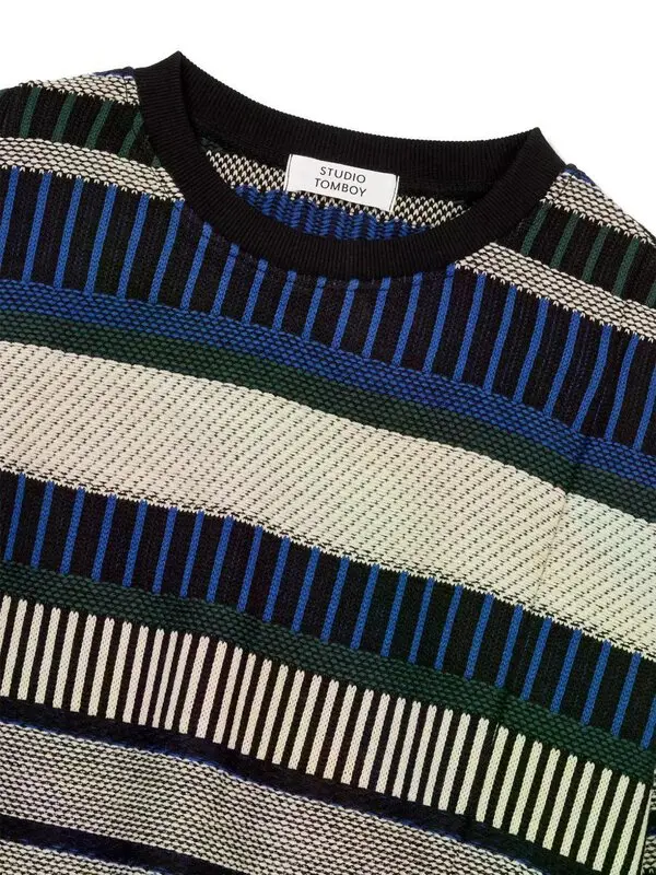 STUDIO TOMBOY Striped Jumper - Black