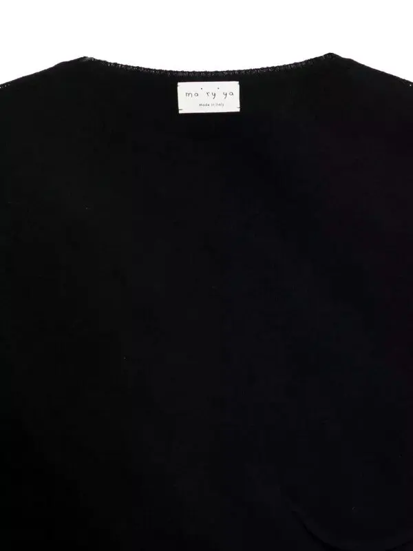 MA'RY'YA Patch-pocket Long Sleeve Sweater