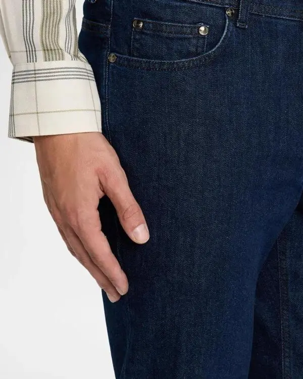 SARTORIO Slim Fit Five-pocket Denim Jeans - Blu