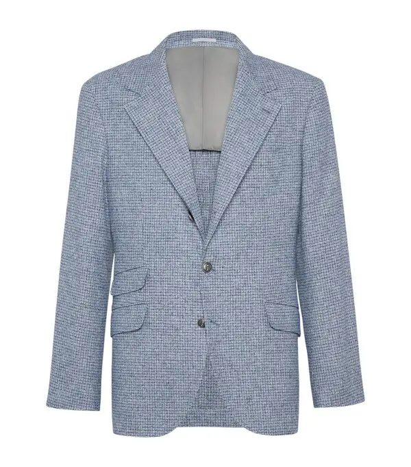 Brunello Cucinelli Silk-wool-cashmere Deconstructed Blazer