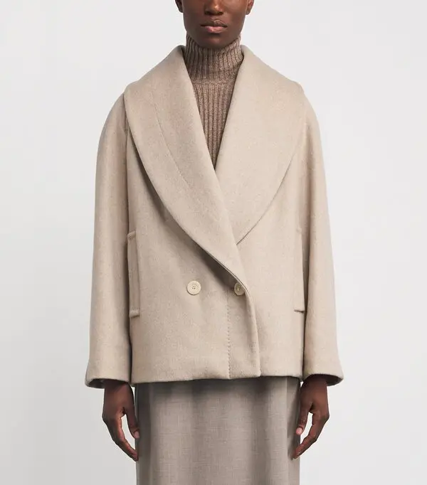 Max Mara Wool Shawl-collar Oversized Jacket
