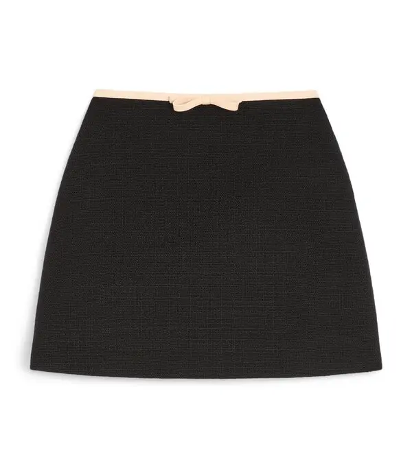 Valentino Garavani Bow-detail Mini Skirt