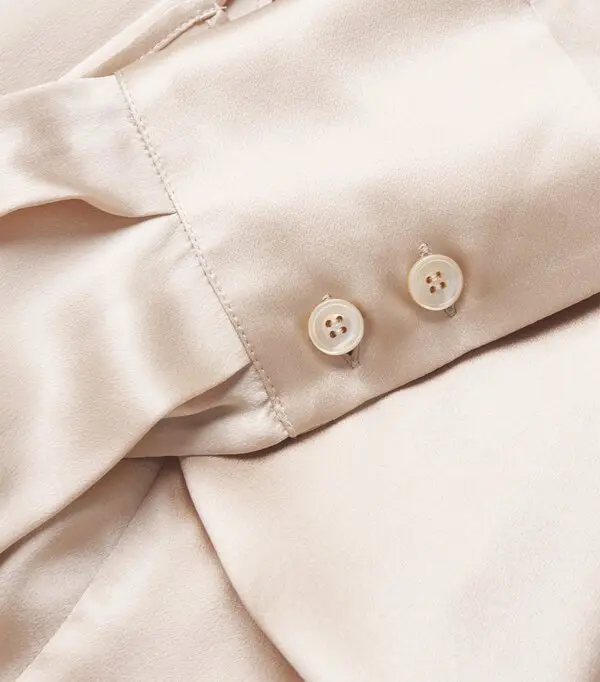 Eleventy Silk Button-up Shirt