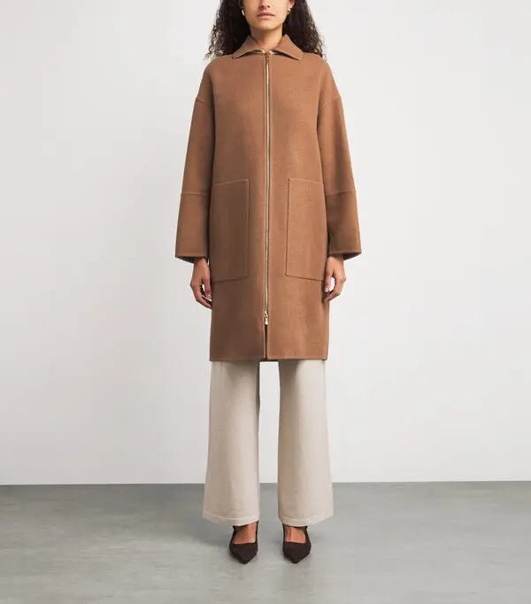 Eleventy Wool Collared Coat