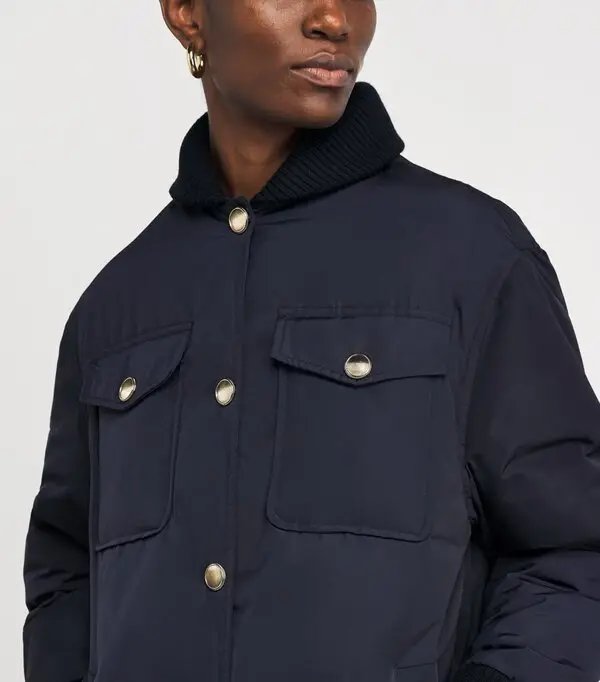 Sandro Quilted Padded Jacket