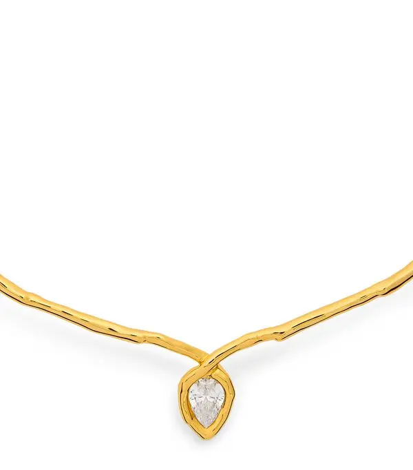 Alexis Bittar Plated Asterales Collar Necklace - Gold