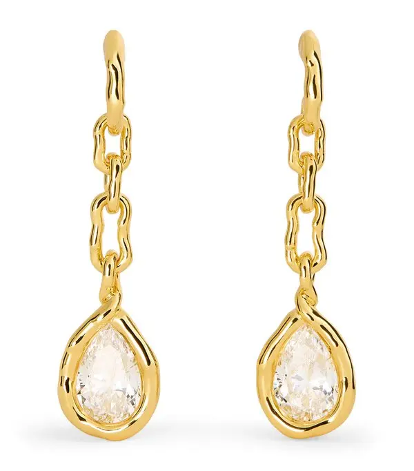 Alexis Bittar Plated Asterales Drop Earrings - Gold