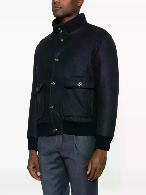 BARBA NAPOLI Cashmere Bomber Jacket