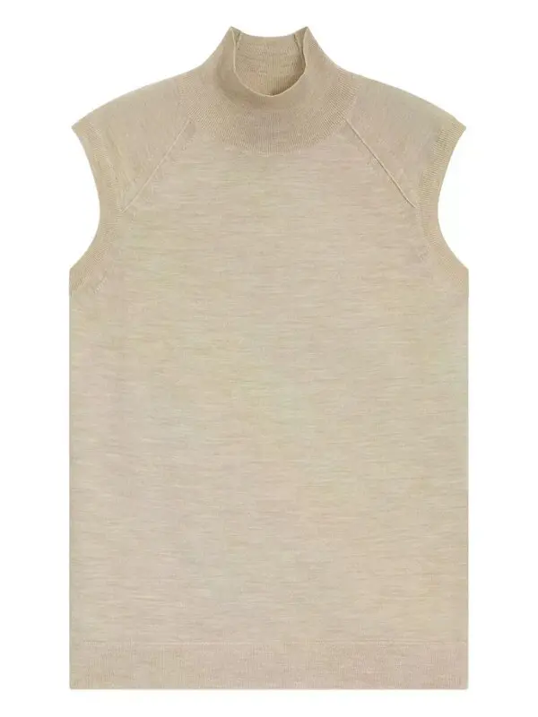 BOSS High-neck Sleeveless Top