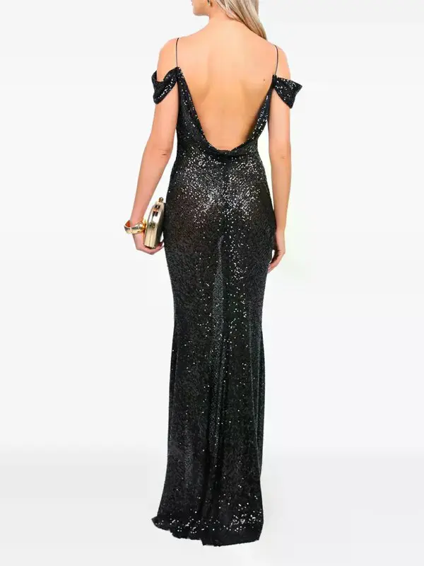 ROSERRY Sequin Embellished Maxi Dress