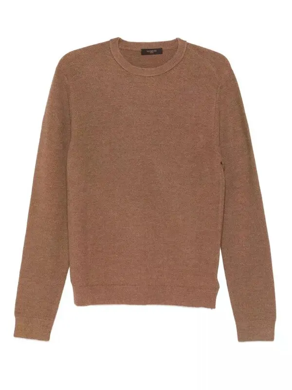 ZANONE Crew-neck Sweater - Brown