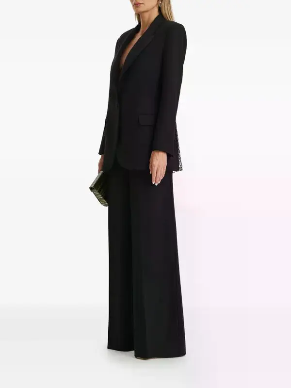 IL VOLO Long-sleeved Blazer With Net Detail