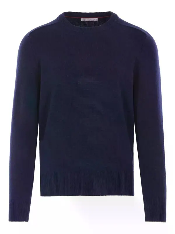 Brunello Cucinelli Crew-neck Long-sleeve Sweater